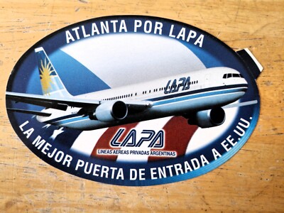 LAPA Boeing 767 Sticker 5in x 3 1/2in | eBay