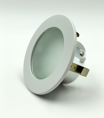 4 PACK, 3 INCH RECESSED CAN LIGHT MR16 SHOWER TRIM FROSTED LENS WHITE ...