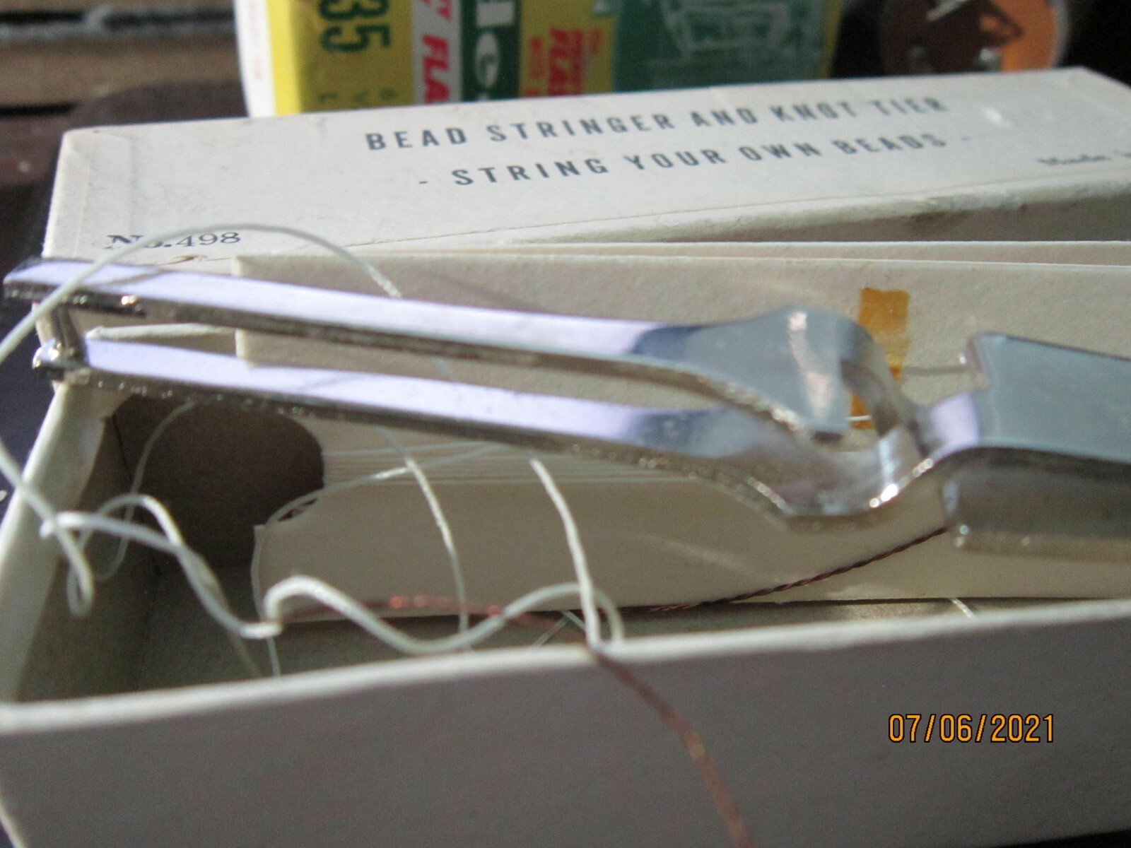 Bead Stringer and Knot Tier md in Japan vintage tool #498 craft in ...