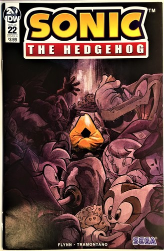 SONIC The HEDGEHOG Comic Book IDW #22 B Cover October 2019 Bagged ...