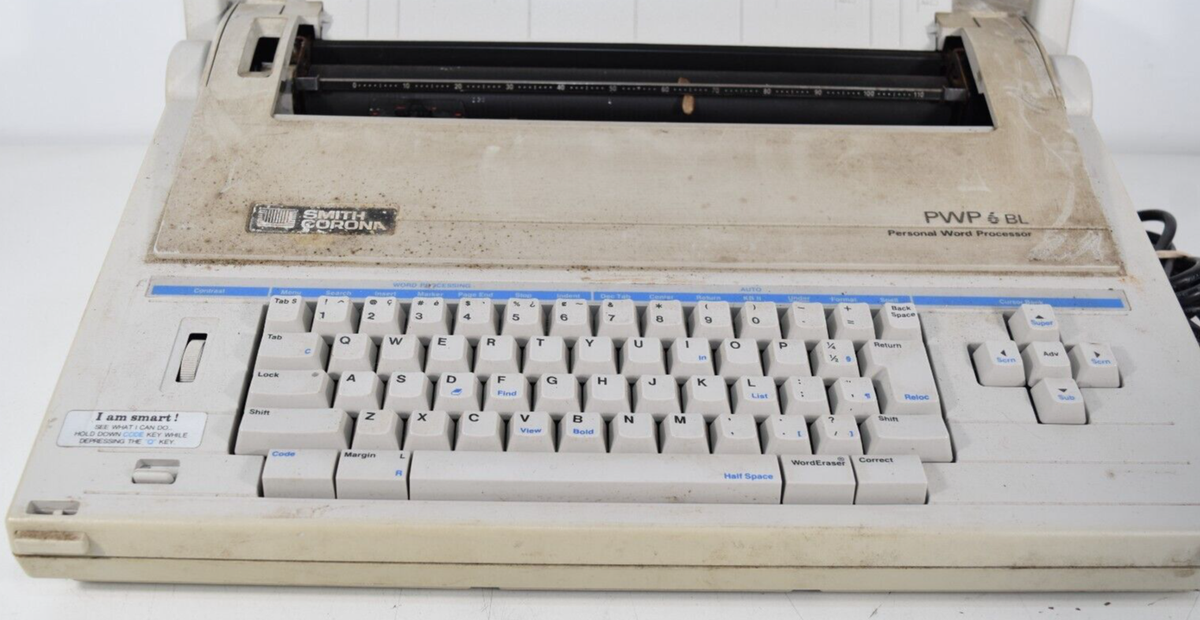 Smith Corona Personal Word Processor Pwp 58d W Floppy Disc Drive Cover