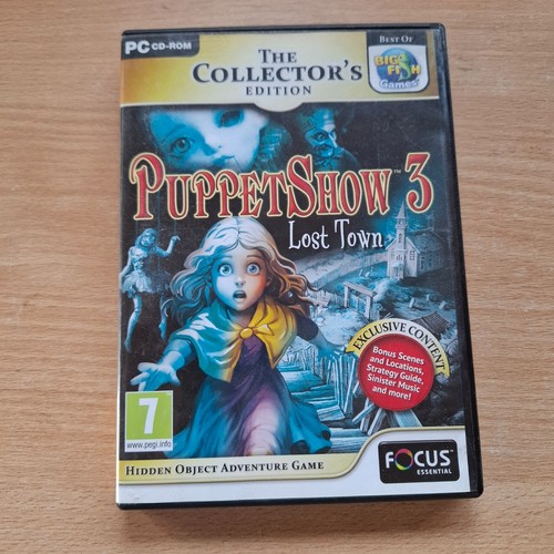PC CD-ROM Game ~Puppet Show 3 - Lost Town ~ Hidden Object Adventure ...