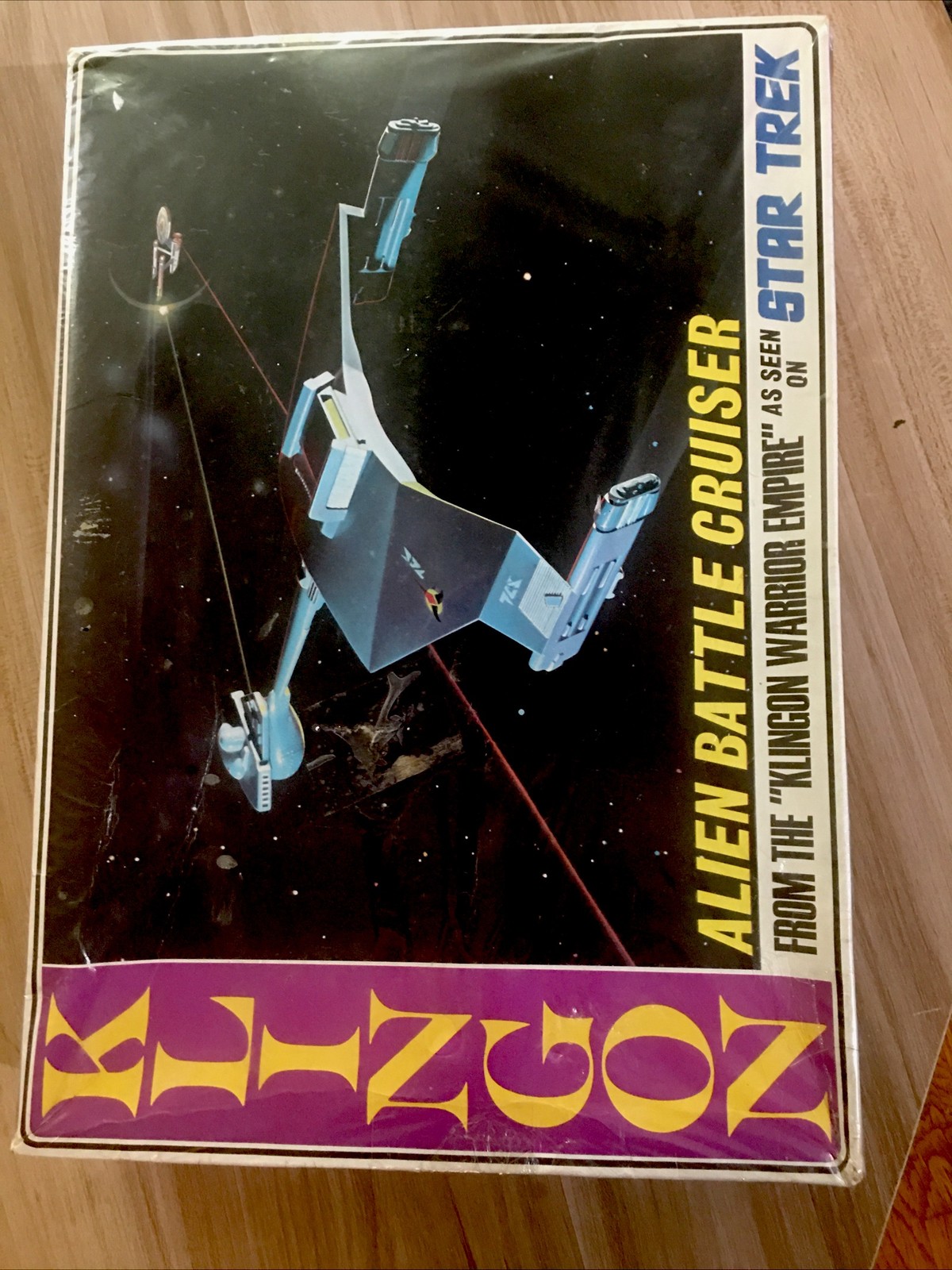 AMT Star Trek Klingon Alien Battle Cruiser S952 250 Model Kit Sealed ...
