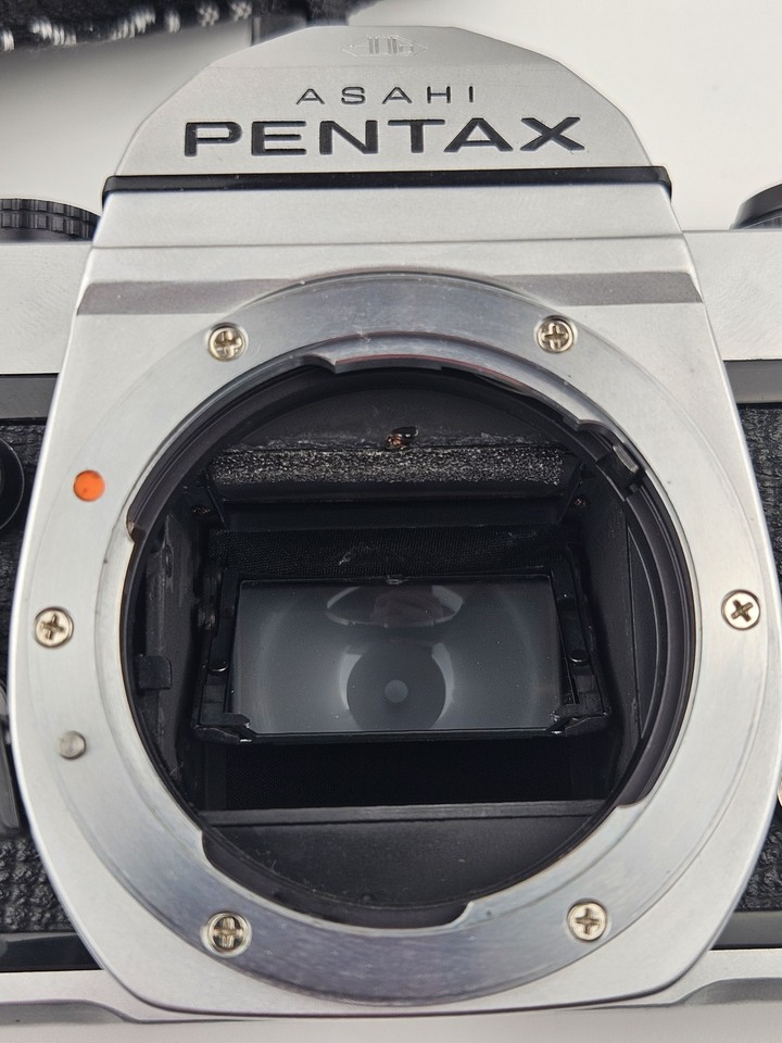 Asahi Pentax KM 35mm SLR Film Camera Body - Chrome - Pentax K-Mount ...
