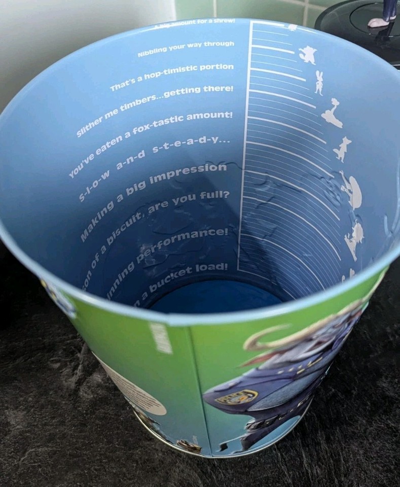 Odeon Cinema Zootropolis 2 Nick Wilde Topper Cup & Popcorn Tin Bucket Brand New | eBay UK