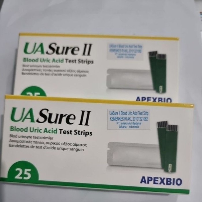 UA Sure II Uric Acid Monitoring System Meter Monitor Test Strips Blood ...