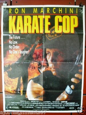 Karate Cop {Ronald Marchini} Original Lebanese Movie Poster 90s | eBay