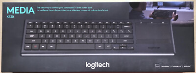 Logitech K830 Illuminated Keyboard with Touchpad - Brand New SEALED 920 ...