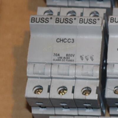 One Buss Bussmann CHCC3 3 Pole Fuse Holder 30 Amp 600 Volts More ...