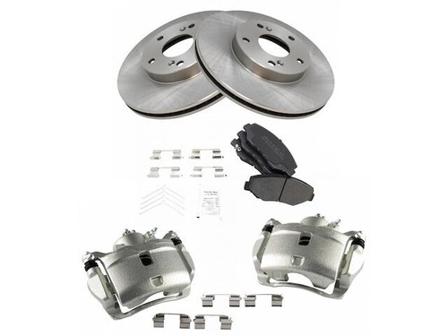 Front Brake Pad Rotor and Caliper Set For 03-11 Honda Element PR79C8 | eBay