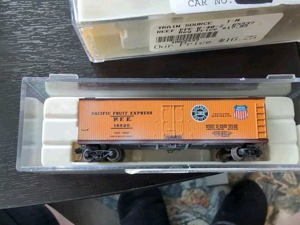 Lot of Six (6) Intermountain N Scale Pacific Fruit Express Reefer ...