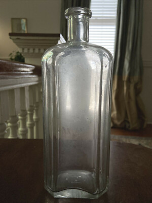Owens Bottle Co. Antique 1922 Octagon Paneled Bottle, Glassboro, N.J ...