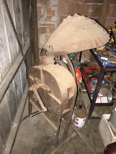 Antique Cast Iron Pulley Hand Crank Corn Sheller Corn Shucker | eBay