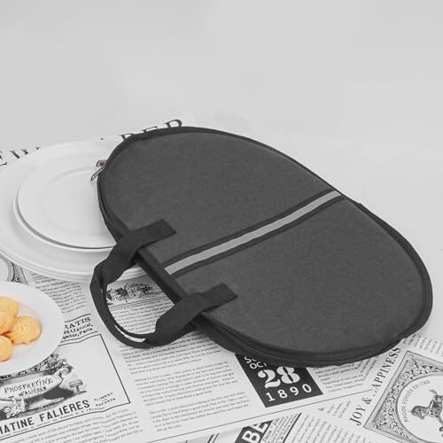 Large Platter Storage Case - 22" x 17" - Stackable with Padded Interior ...