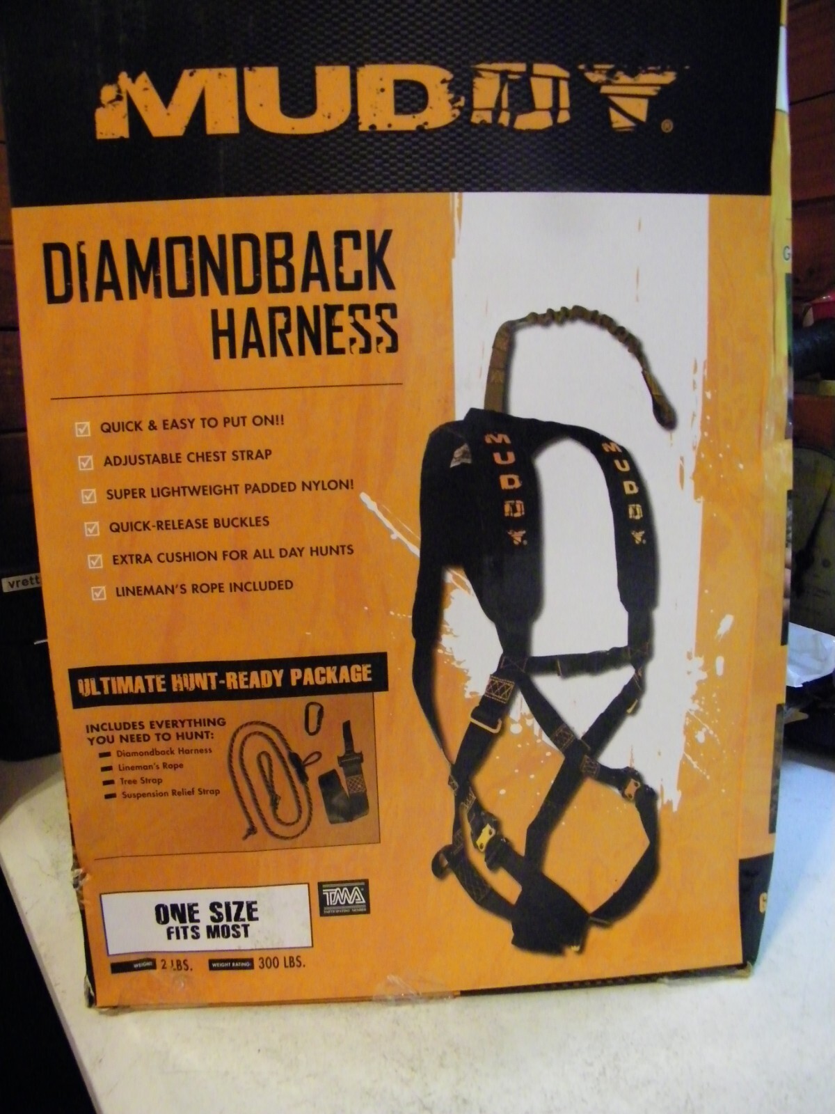 Muddy Diamondback Harness - Black (MUD-MSH300) for sale online | eBay