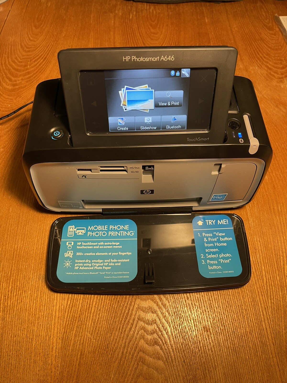 HP Photosmart A646 Digital Photo Inkjet Printer 884962002476| eBay