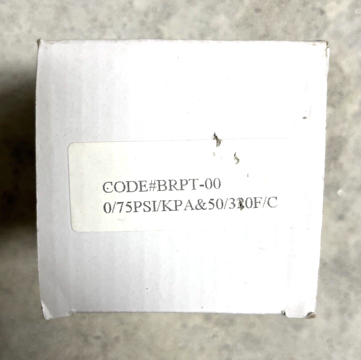 Blue Ribbon BRPT-00 ¼" NPT Back 0-75 PSI 50-320 °F/C Tridicator | eBay