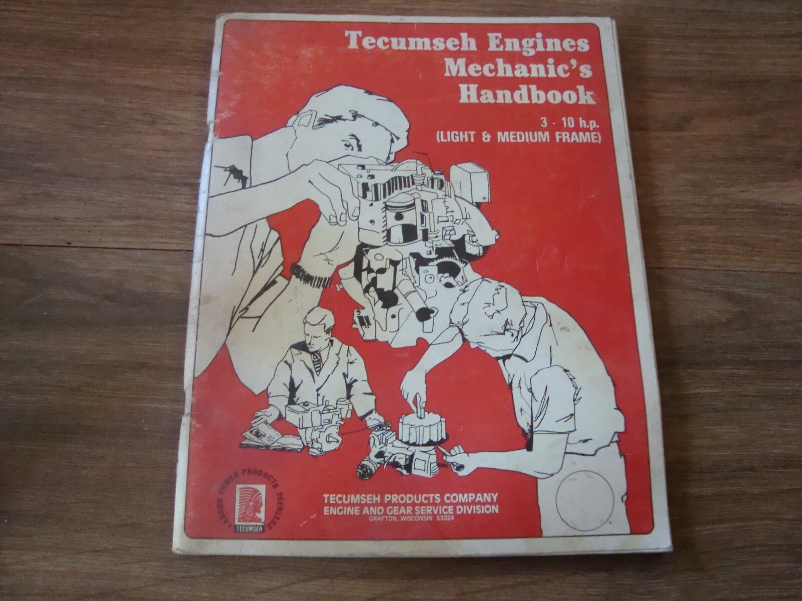 Tecumseh Engines Mechanic's Handbook 3-10 HP Light & Medium Frame PWI ...
