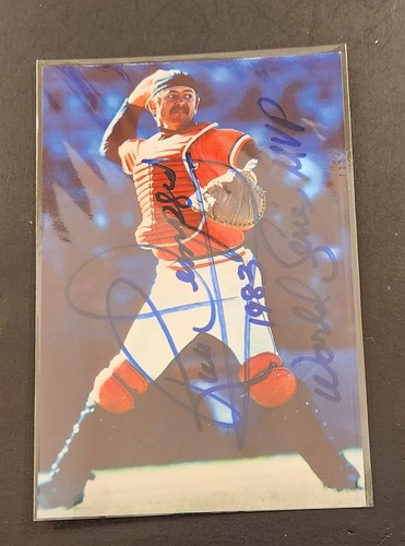 Rick Dempsey Catcher Baltimore Orioles 1983 World Series vs Dodgers ...