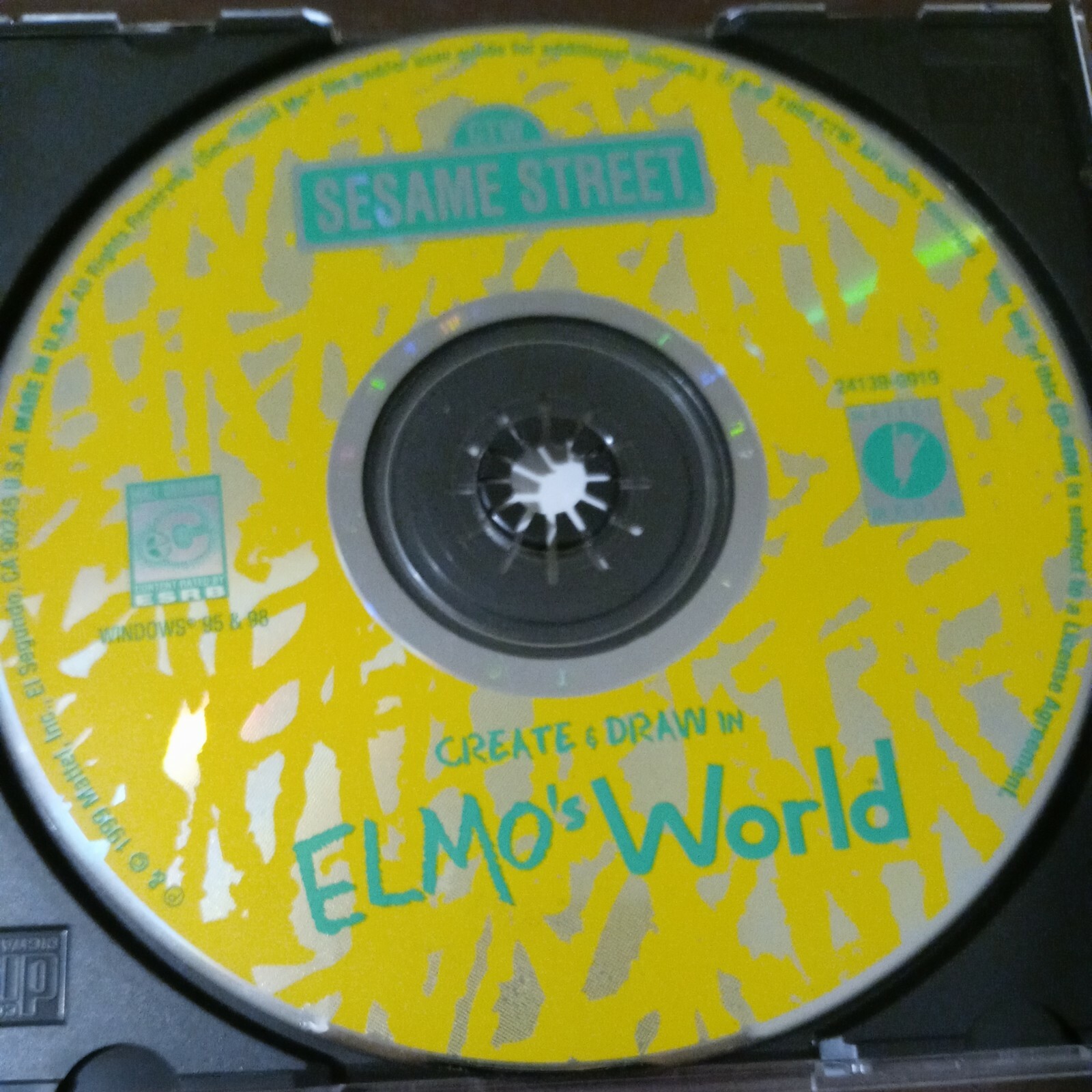 Sesame Street Create & Draw Elmo's World CD-ROM Mattel Windows 95/98 ...