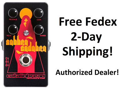 New Catalinbread Sabbra Cadabra Treble Boost Guitar Effects Pedal ...