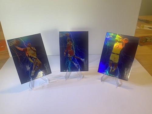 Fleer Ultra Michael Jordan, Lebron James, Kobe Bryant 3 Card GOAT ...
