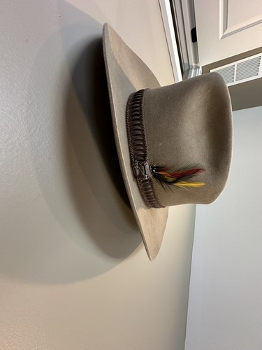 Stetson Vintage 7 1/2 Cowboy Ranch Hat JBS Brand Pin 4x Beaver Felt ...