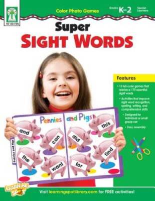 Color Photo Games: Super Sight Words, Grades K - 2 - Paperback - GOOD ...