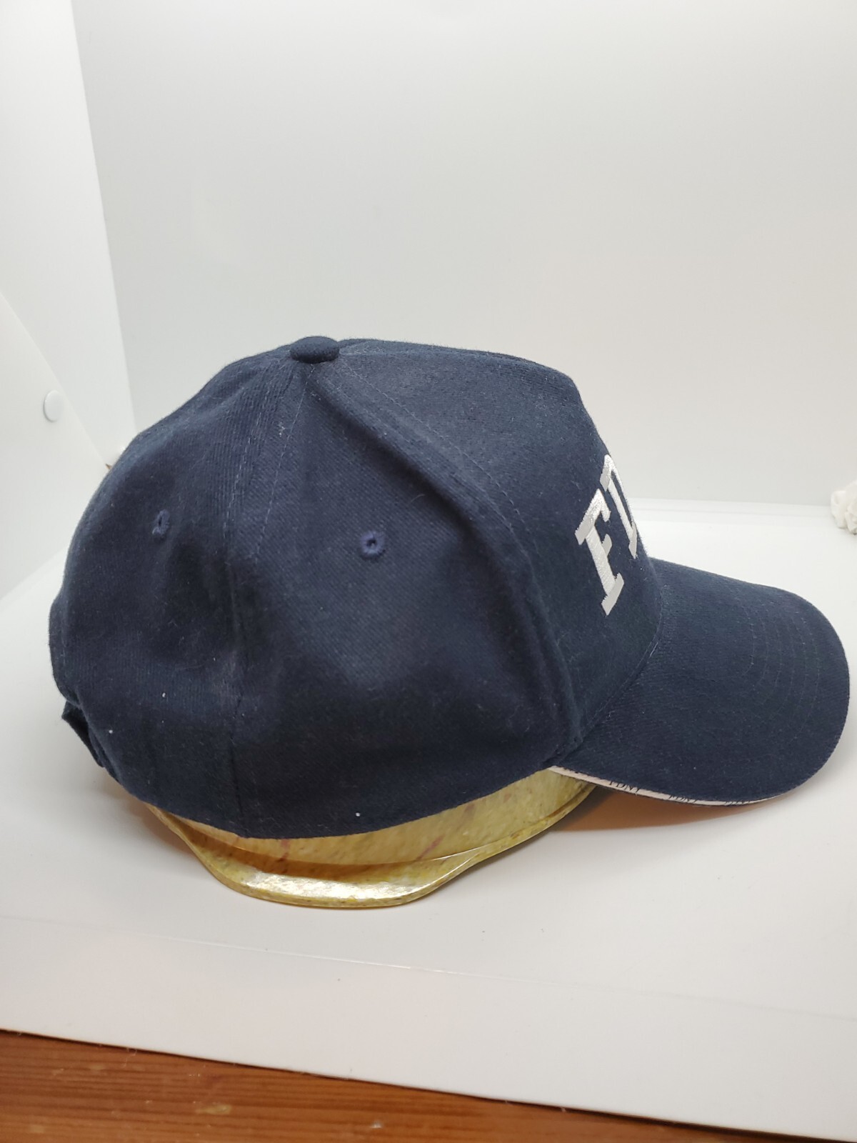 Vintage FDNY NYC Men Navy Blue Denim Hat Cap Fire Dep… - Gem
