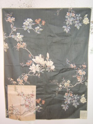 B. Berger, Screen Print Flora Morie, Vintage, 27" W X 35" L, Color ...