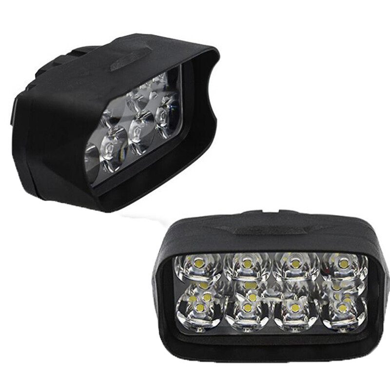 Motorcycle C Super Bright 8 LED Light Headlight Spotlights Headlamp _bf ...