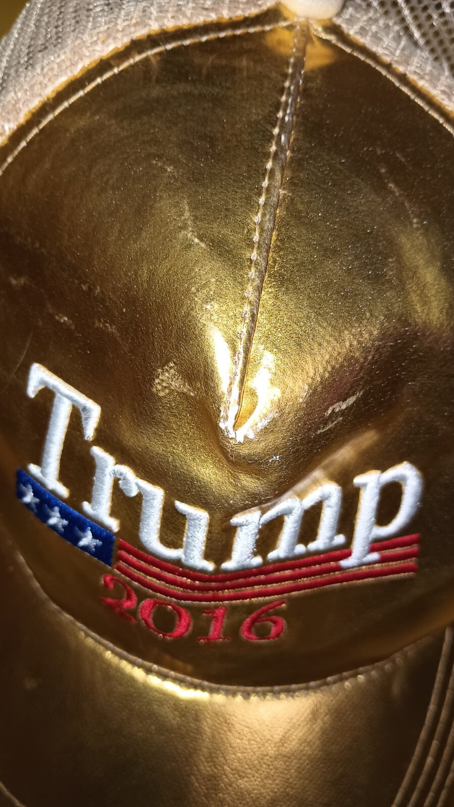 Gold Trump MAGA Hat Official Limited Edition 2016 South Dakota Rally ...