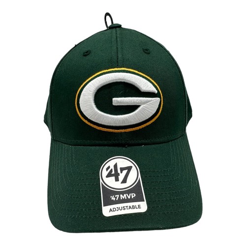 '47 Brand MVP NFL Green Bay Packers Classic Green Adjustable Strap Hat ...