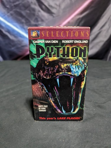 Python VHS 2001 Casper Van Dien Robert England Y2K Horror Anaconda Knockoff 24543011255 | eBay