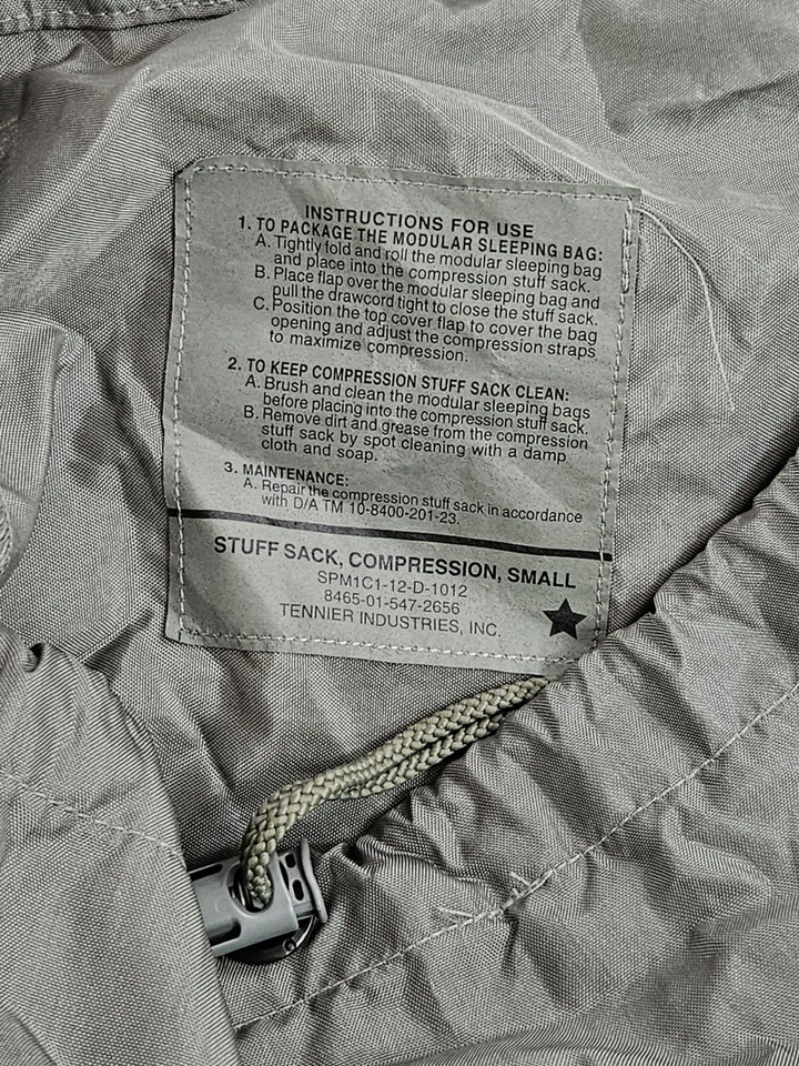 US Military 5 Piece MSS Modular Sleeping Bag System Woodland Bivy ...