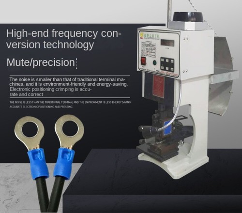 Low Noise Wire Terminal Crimping Machine 1.5T Automatic Cable Crimp ...