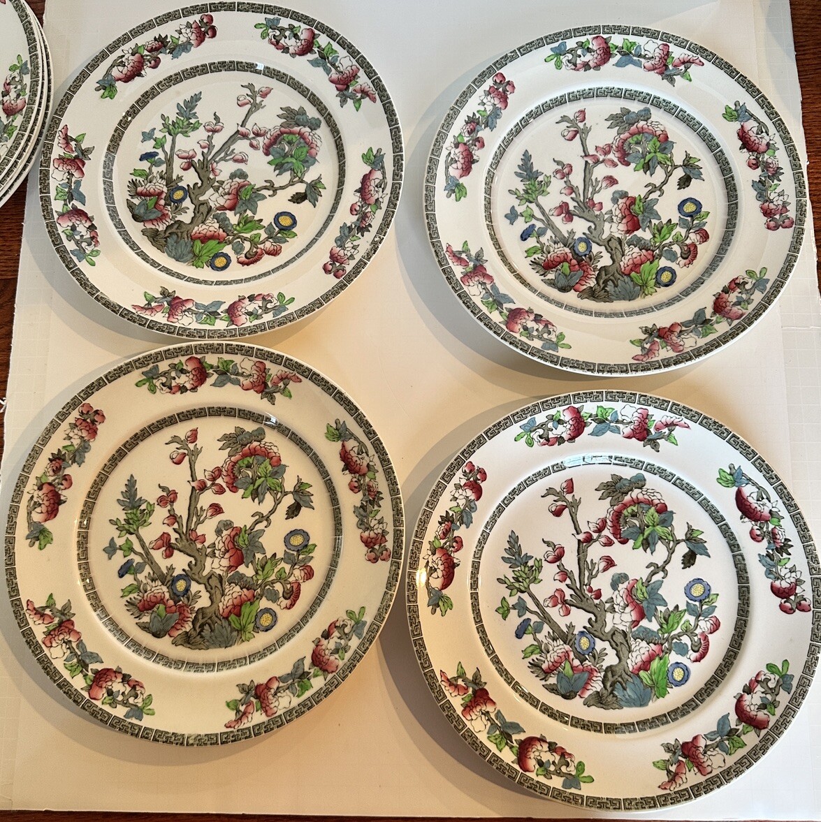 VTG JOHNSON BROS ENGLAND INDIAN TREE 10 In Dinner Plate | eBay