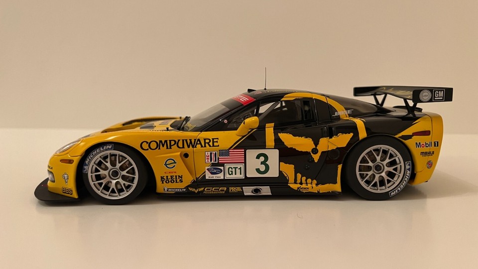 AUTOart 1/18 Chevrolet Corvette C6R ALMS #3 2007 - NO BOX | eBay