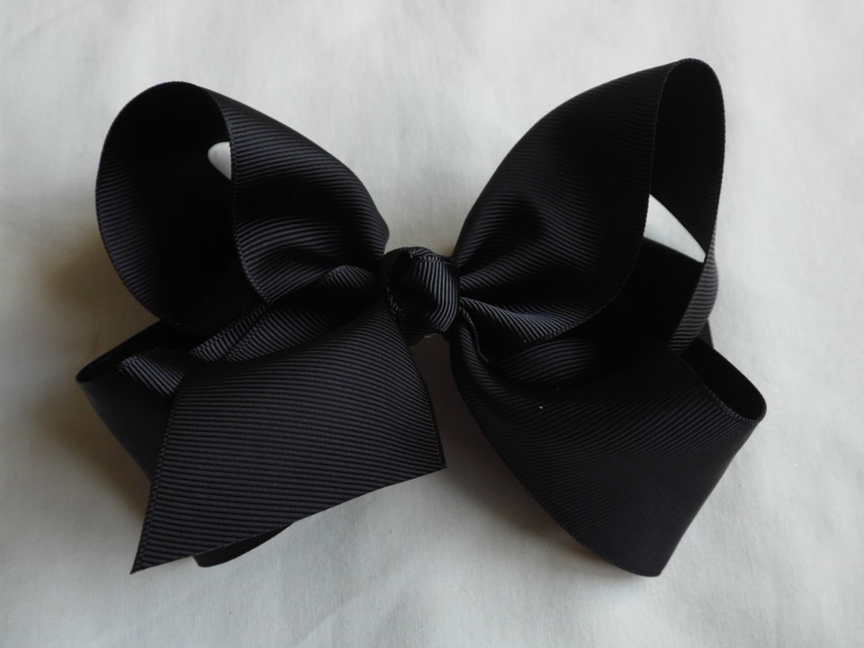 6" Big Bow Hair Bow Pin Alligator Clip Girls Ladies | eBay UK