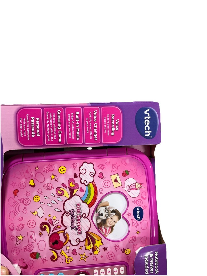 NEW VTech Kidi Secrets Notebook Journal Personal Passcode Voice ...