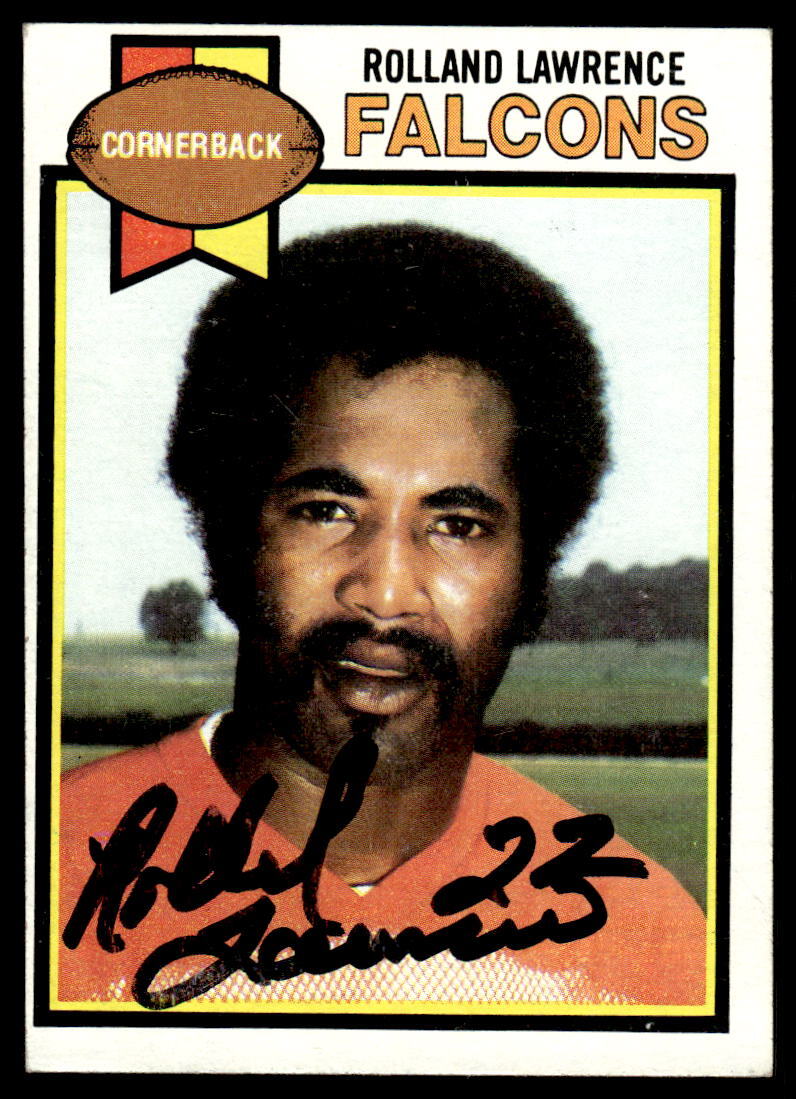 Rolland Lawrence Signed ATLANTA FALCONS Card 1979 Topps | eBay.de
