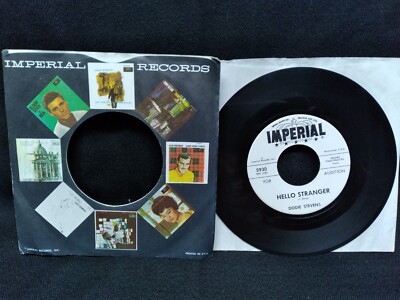 Dodie Stevens Hello Stranger 45 RPM Imperial record 5930 1963 PROMO | eBay