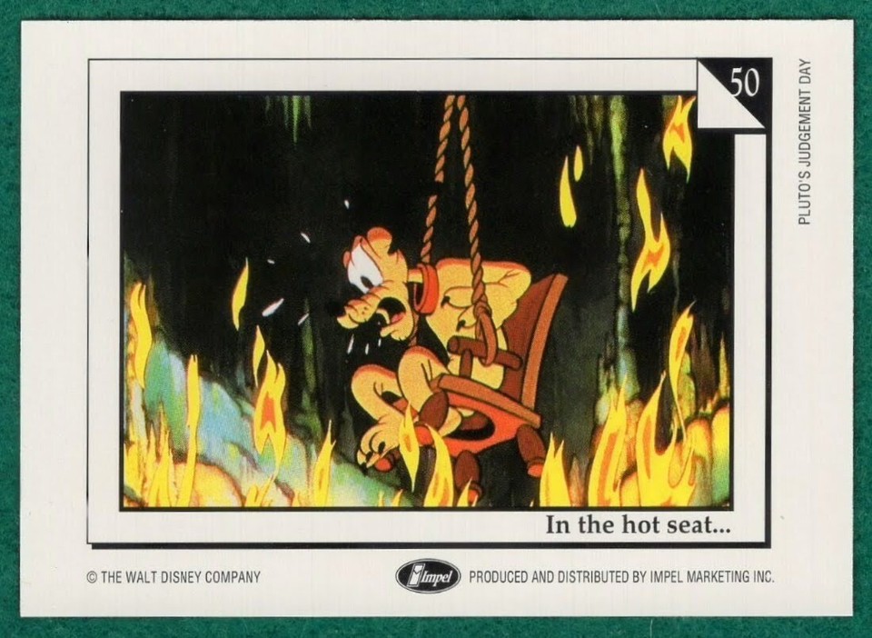 Scared Out Of His Skin... - 1991 Disney Impel #50 - Trading Card | eBay