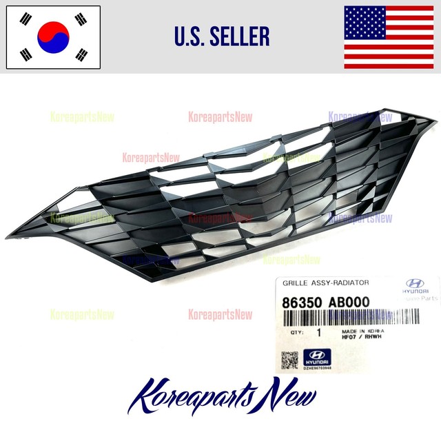 HYUNDAI OEM 21-22 Elantra Bumper Components-Center Grille 86350AB000 ...
