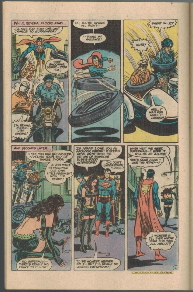 Superman 336 The Rose & The Thorn! VF 1979 DC Comic | eBay