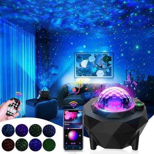 Light Projector Star Galaxy Projector For Bedroom LED Ceiling Projector ...