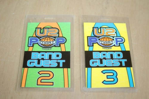 U2 - 2x Laminated Backstage Pass Pop Mart Tour - FREE SHIPPING - #7 | eBay