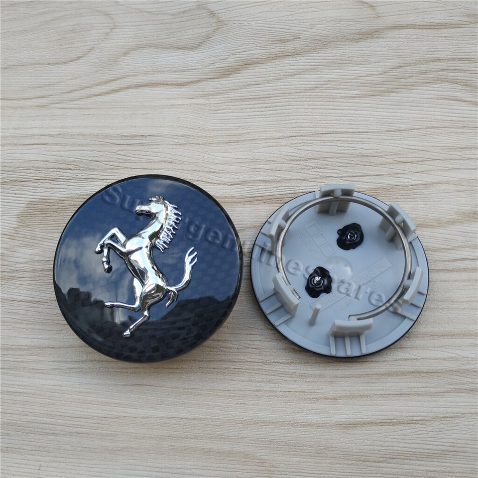 For Ferrari F430 458 California 488 Carbon Fiber Wheel Hub Center Cap ...