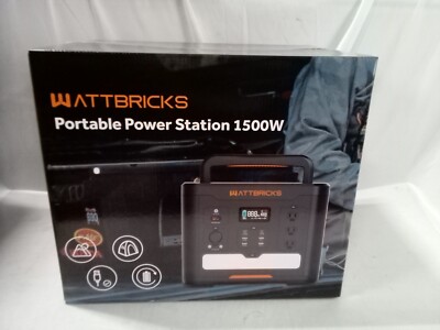 Wattbricks Portable Power Station 1500W | eBay