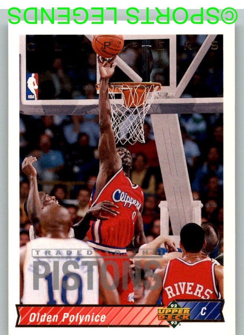 1992-93 Upper Deck NBA #29 Olden Polynice | eBay